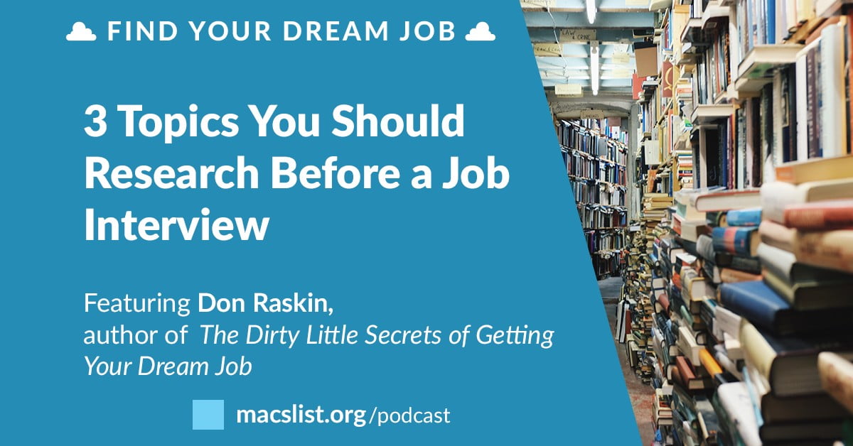 Dirty Job Interviews