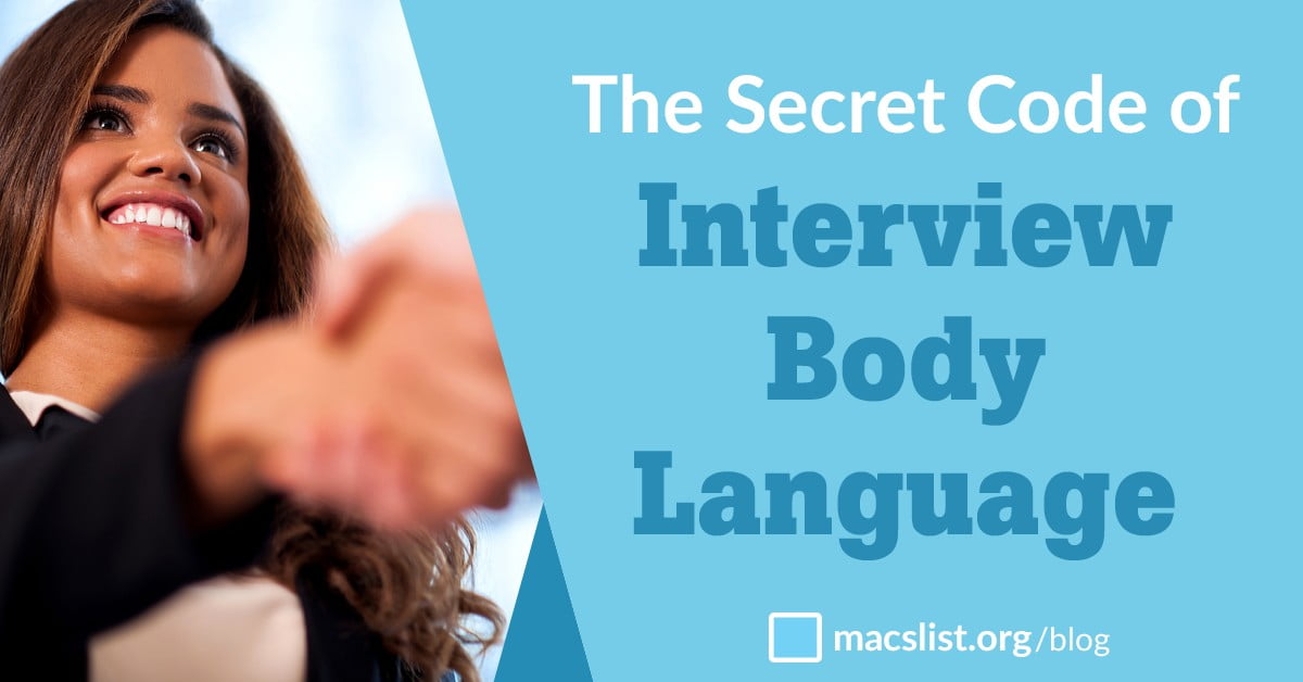 Interview Body Language The Role Of Body Language During A Job