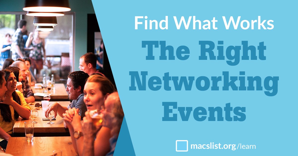 Find the Right Networking Events For You - Mac's List