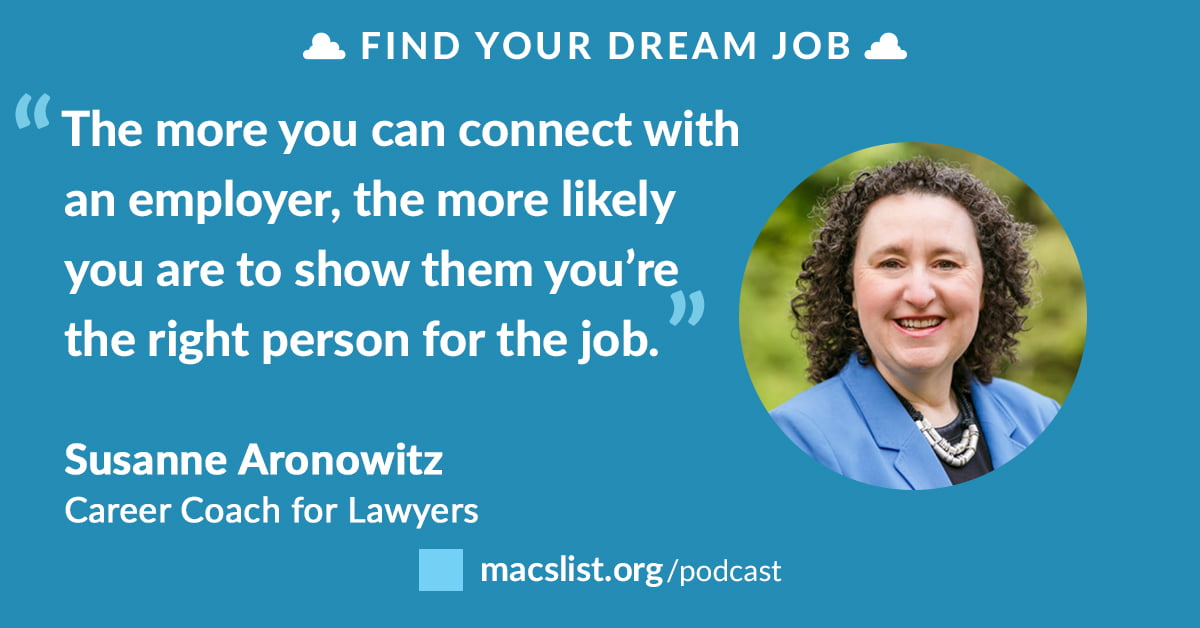 Podcast: Your Job Search Isn’t Only About You, with Susanne Aronowitz ...