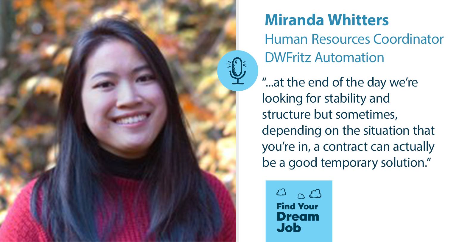 Podcast: Podcast: Overcoming Uncertainty: Miranda Whitters’ Job Search ...
