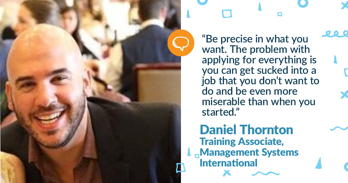 Be Precise in What You Want: Daniel Thornton's Job Search Success Story